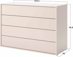 Komoda 4šx Kašmír Bruno