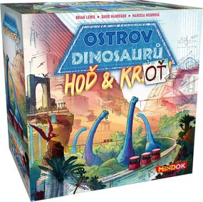 MINDOK HRA Ostrov dinosaurů: Hoď a kroť *SPOLEČENSKÉ HRY* mn488