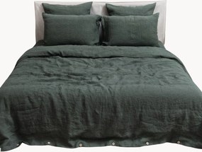 Sada lněného povlečení Forest Green, 2 díly
