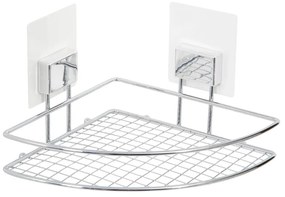 Nástěnná rohová samodržící polička Compactor Bestlock Magic Bath Rack