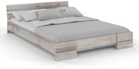 Dubová postel Sandemo - bělený olej  , Dub sonoma, 160x200 cm