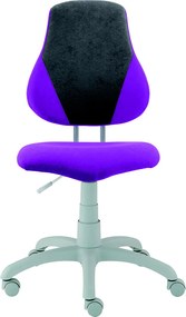 Dětská židle FUXO Alba V-LINE fialovo-šedá