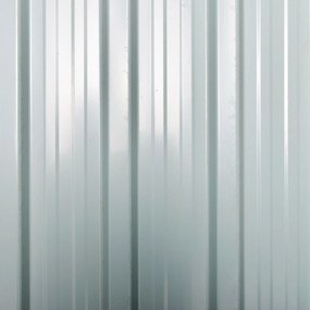 Outsunny Zahradní Kůlna 1,26 m² 147x86x134 cm Kovová Zahradní Kůlna se 2 Dveřmi a Zámkem pro Úložiště Nářadí na Terase Černá