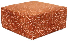 Atelier del Sofa Taburet Lora Pouffe - Orange, Oranžová