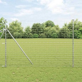 Euro plotové kotvení 10 x 1,5 m Pozinkovaná ocel Stříbrná 3350527