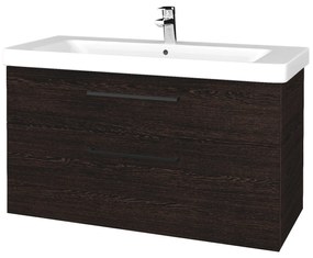 Dřevojas Koupelnová skříň Q MAX SZZ2 105 Varianta: D08 Wenge / Úchytka T06 / D08 Wenge