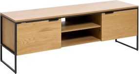 TV stolek v dekoru dubu v přírodní barvě 155x55x45 cm Cesura – Unique Furniture