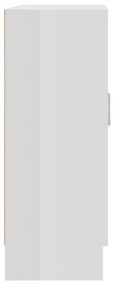 Knihovna Richy - dřevotříska -  82,5x30,5x80 cm | bílá s vysokým leskem