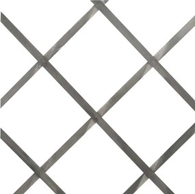 Trelážové ploty 5 ks šedé masivní jedlové dřevo 180 x 60 cm 316424