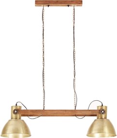Industriální závěsné svítidlo 25 W mosazné 109 cm E27 320526