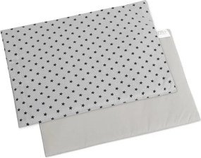 Bellatex Polštářek pro kojence do postýlky Šedá 42x32 cm, (tenký)