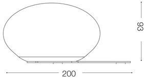 Ideal Lux - LED Stolní lampa NINFEA 1xGX53/9W/230V bílá