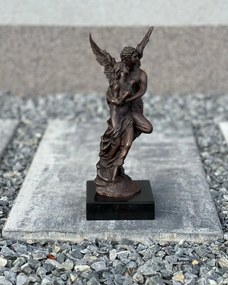 Bronzová socha - Amor a Psyché