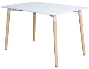 IDEA Jídelní stůl 120x80 QUATRO  bílý