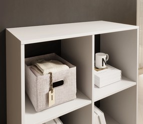 ADRK Furniture Regál Lenti 2x2 BS-LEN-2X2-W