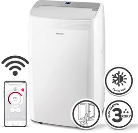 Mobilní klimatizace sencor sac mt9078ch wi-fi allseasons