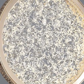 Toolight Rea, Křišťálový Závěsný Lustr LED G089-1CP Złota, OSW-09706