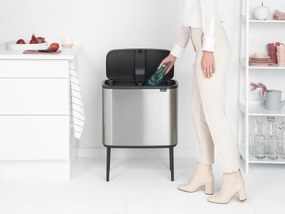Brabantia BO Touch Bin 11+23L matná ocel otiskuvzdorná