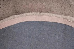 Lalee Kusový koberec Heaven 800 Taupe Rozměr koberce: 120 cm KRUH