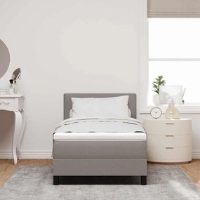 Postel s boxspringem s čelo Taupe 90 x 190 cm textil 3338654
