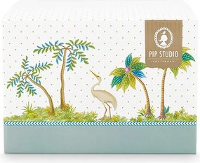 Pip Studio Jolie flowers blue sada 2 hrnečků 350ml, dárkové balení, modré