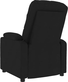 Masážní křeslo černé textil 339094