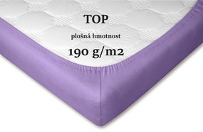 Dadka prostěradlo jersey fialová B - 200x220x20 cm