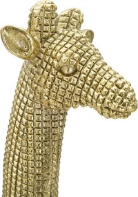 Dekorativní soška Giraffe zlatá