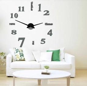 Moderní nalepovací nástěnné hodiny DIY | SENTOP 12P015 BEZ PENA BEZ PLECHU