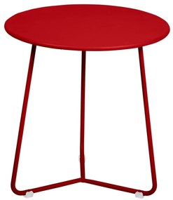 OnaDnes -20% Makově červený kovový odkládací stolek Fermob Cocotte 34,5 cm