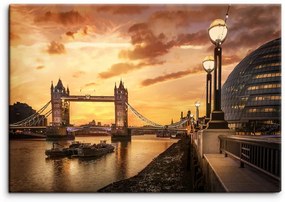 Malvis ® Obraz londýnský Tower Bridge Velikost: 150x100 cm