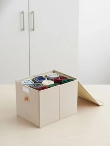 Sinsay - Úložný box s víkem a úchytkou - béžová