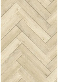 Mexen Calera vinylové panely rybí kost 635 x 127 mm SPC 6,5 mm, podklad IPEX 1,5 mm, 4 V-drážka, dub