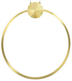 Toolight Toolight, LED stropní svítidlo 40cm 17W 4000K APP1396-CP, zlatá lesklá, OSW-00954