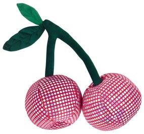Plyšový dekorační polštář 25x30 cm Disco Cherries – Catherine Lansfield