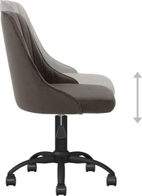 vidaXL Otočné jídelní židle 2 ks samet [330762] Barva: Tmavě šedá