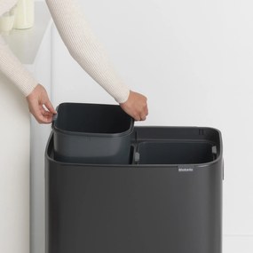 Brabantia BO Touch Bin 2x30L matná černá