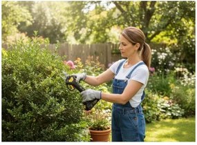 GEKO Akumulátorové nůžky 21 V, 2×2,0 Ah - JOHN GARDENER