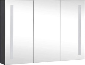 LED koupelnová skříňka se zrcadlem 89 x 14 x 62 cm 325544
