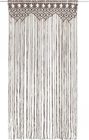Macramé závěs taupe 140 x 240 cm bavlna 323983
