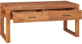 TV stolek 100 x 40 x 45 cm teakové dřevo 325272