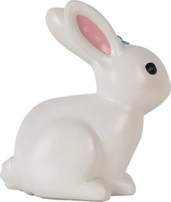 Dětská stolní LED lampička bílý králíček Rabbi - 21*13*22 cm