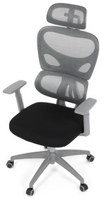 Autronic Kancelářská židle KA-K2081 Barva opěráku: Šedá