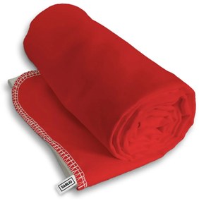 Rychloschnoucí ručník z mikrovlákna - 50x100 cm - Sablio - červená