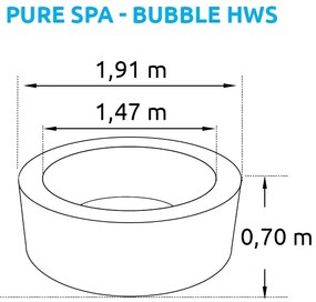 Marimex PureSpa Bubble HWS 11400217