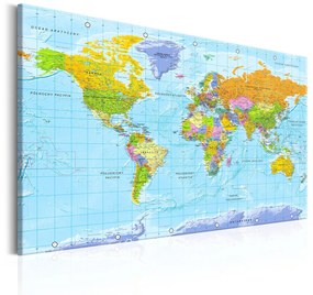 Obraz XXL Mapa světa: Orbis Terrarum