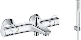 Set vanová baterie Grohe Grohtherm 800 34567000, sprchová sada Grohe Euphoria 27369000