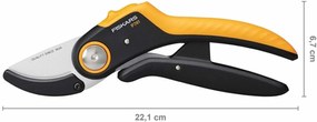 FISKARS PowerLever Plus P741 Nůžky zahradní jednočepelové, 22,1cm 1057171