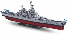 Sluban Model Bricks M38-B1291 Bitevní loď USS Missouri 1:350