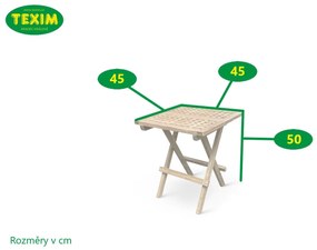 Nábytek Texim Skládací stolek Piknik teak